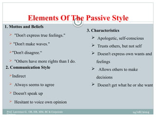 COMMUNICATION STYLE (Final).ppt for students | PPT
