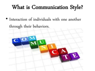 Communication styles | PPTX