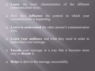Communication styles | PPT