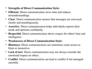 Communication Styles 1.pptx in communication skill | PPTX