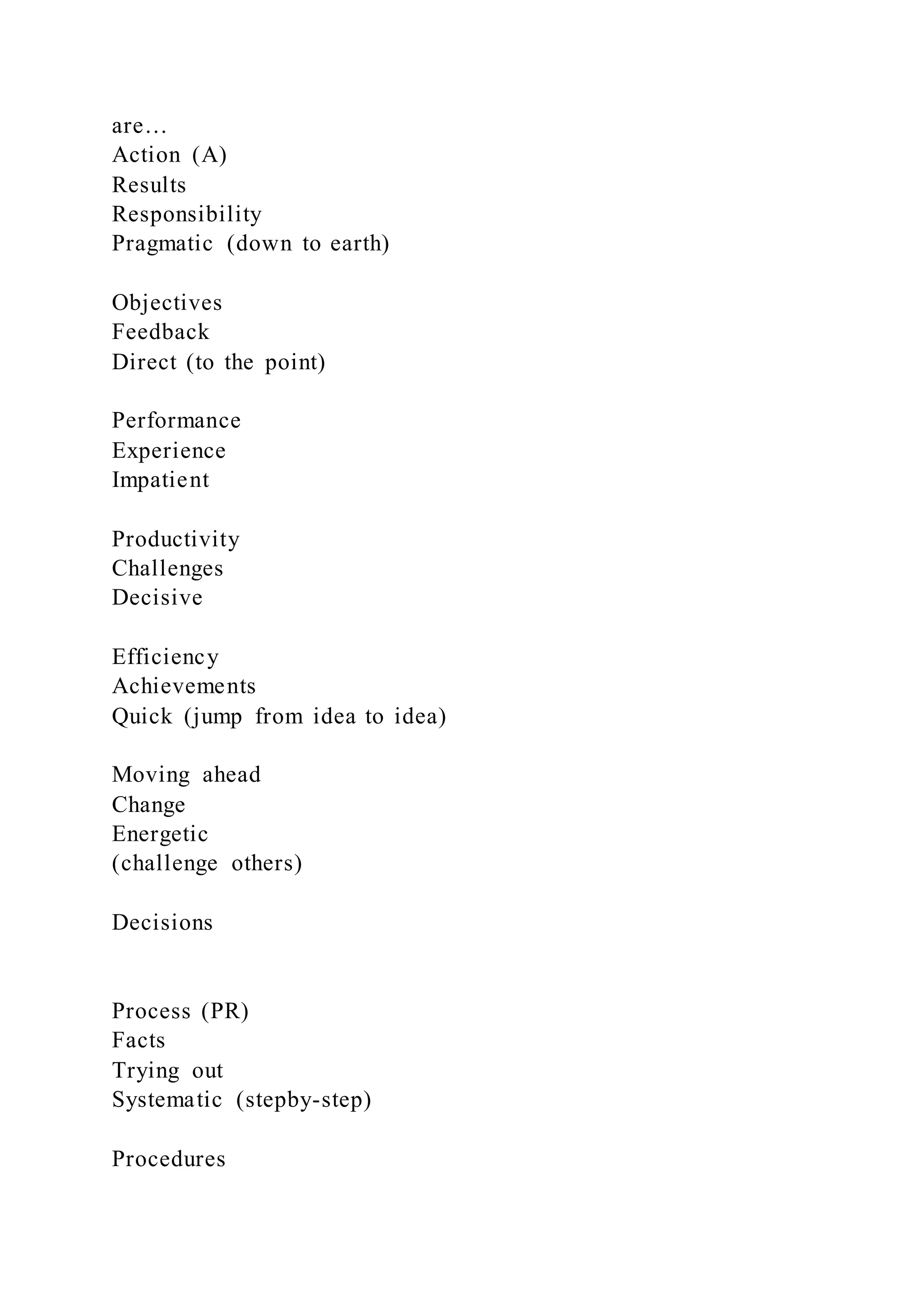 Communication Styles A Self-Assessment Exercise (Based on the | DOCX