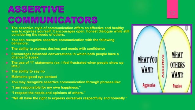Communication styles matrix | PPTX | Parenting | Family and Relationships