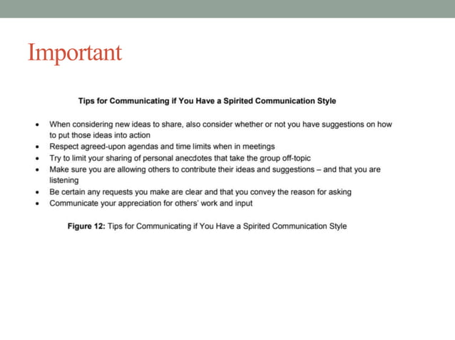 Communication Styles Matrix | PPTX | Science