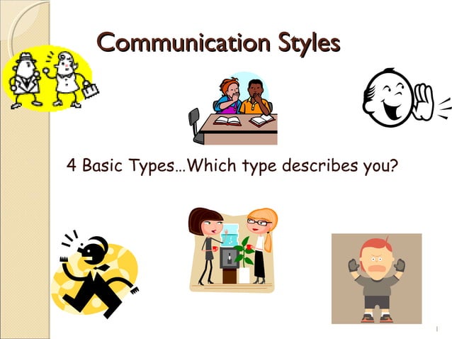 Communication styles ppt 2 | PPT | Family and Relationships