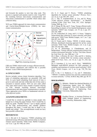 Communication synchronization in cluster based wireless sensor network a review | PDF