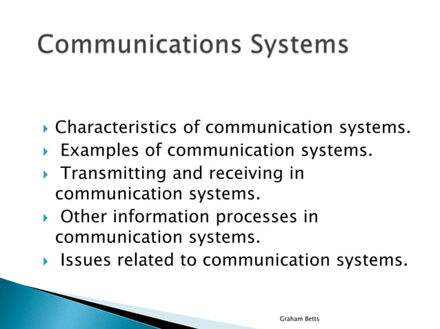 Communication system | PPT
