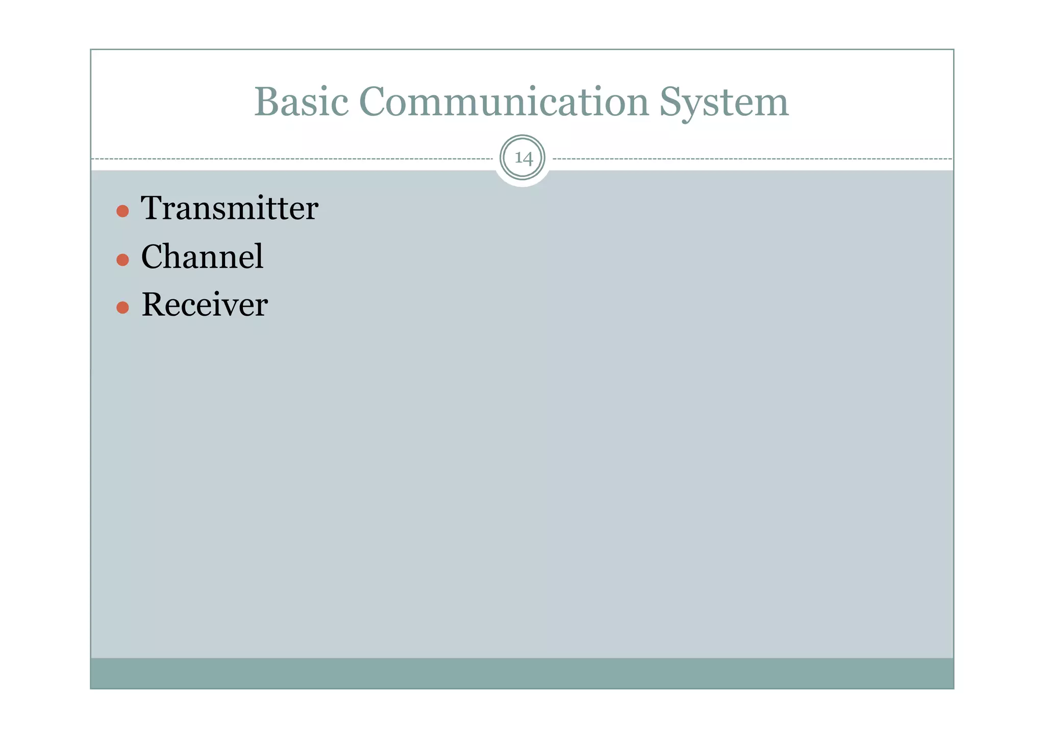 Communication system | PPT