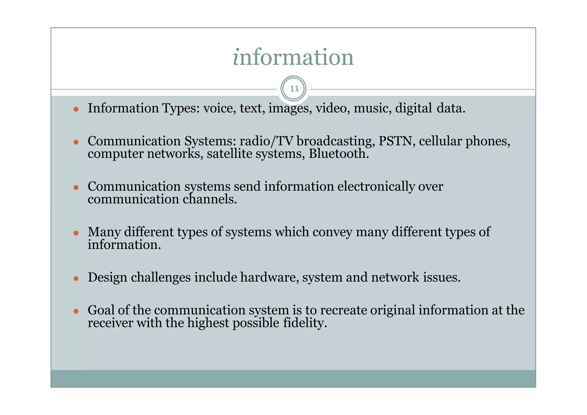 Communication system | PPT