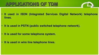 FDM AND TDM (multiplexing)-Communication system ppt | PPTX