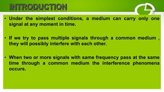 FDM AND TDM (multiplexing)-Communication system ppt | PPTX