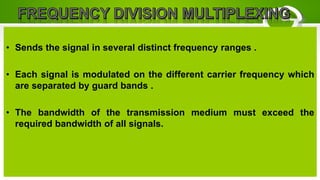 FDM AND TDM (multiplexing)-Communication system ppt | PPTX