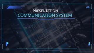 COMMUNICATION SYSTEM block diagram and detailed explanation | PPTX