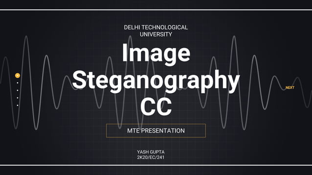 Image Steganography using MATLAB | PPT