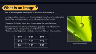 Image Steganography using MATLAB | PDF