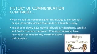 Communication technologies | PPTX