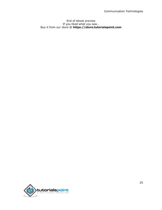 Communication technologies tutorial | PDF