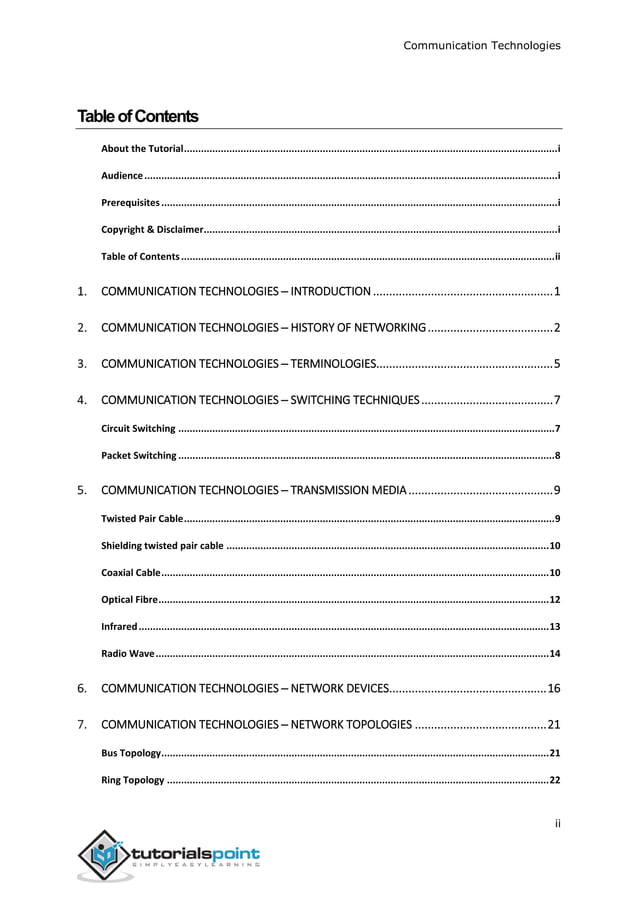 Communication technologies tutorial | PDF Communication technologies tutorial | PDF