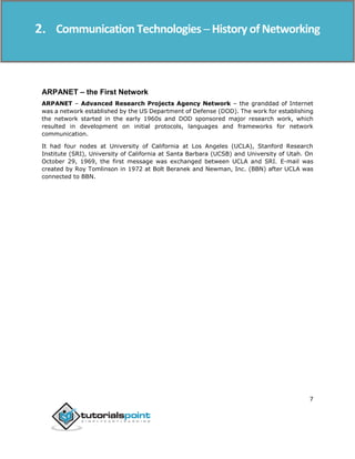 Communication technologies tutorial | PDF