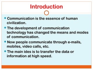 Communication technology | PPT