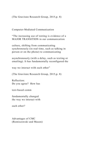 Communication & TechnologyComputer-Mediated Co.docx