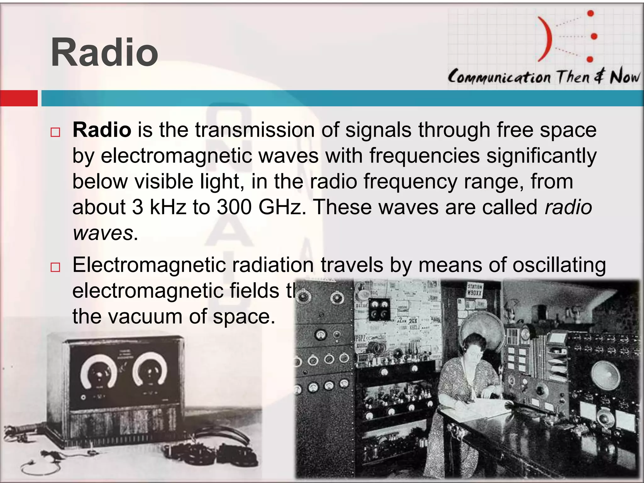 Communication then & now | PPTX