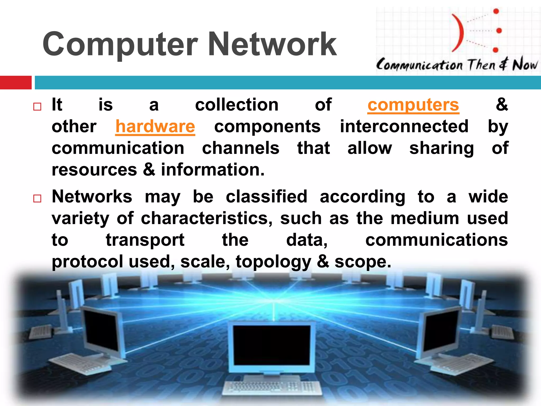 Communication then & now | PPTX