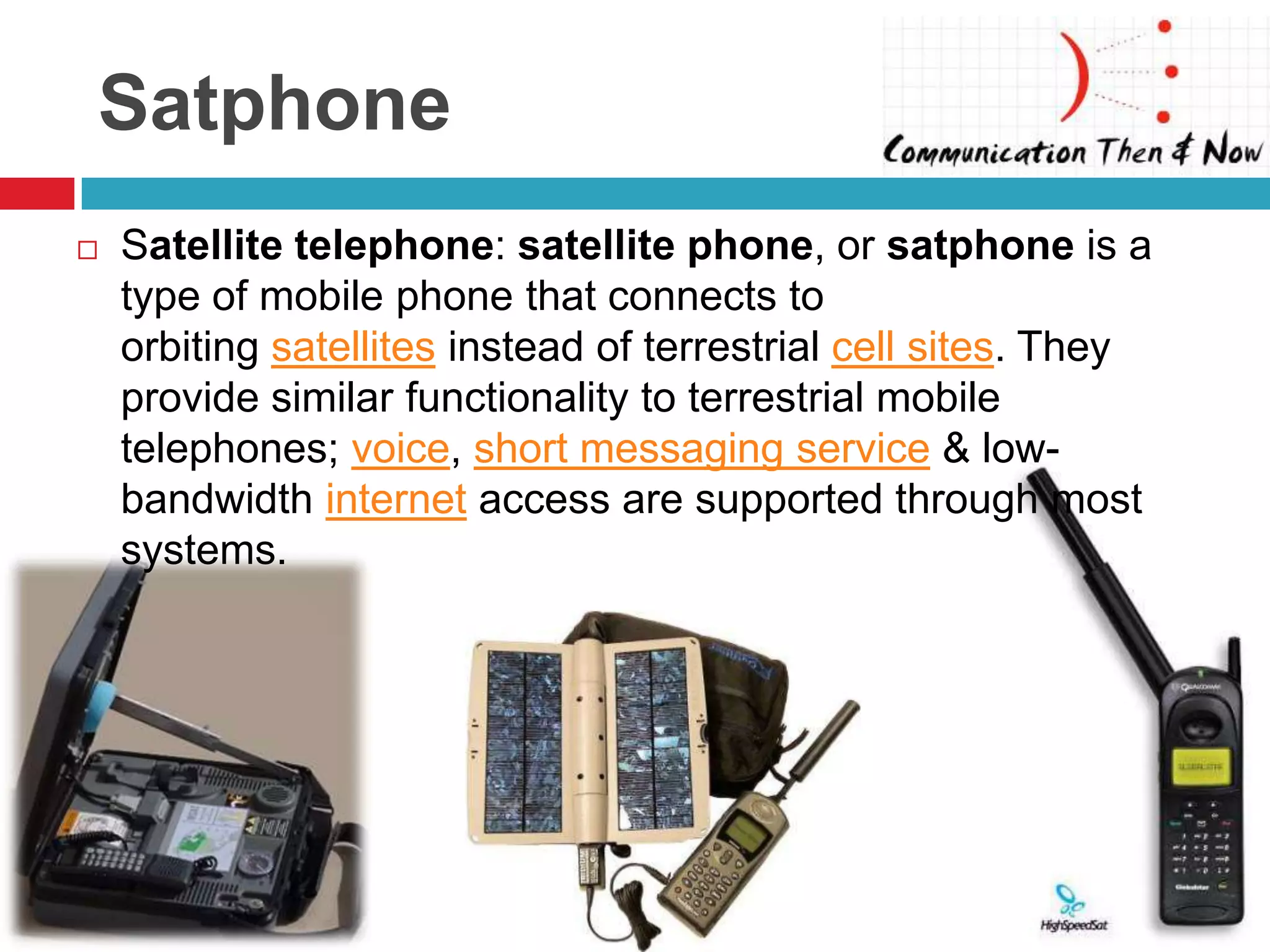 Communication then & now | PPTX