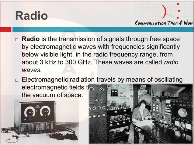 Communication then & now | PPTX