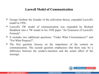 Communication theories and Models: Models of Communication Aristotle ...