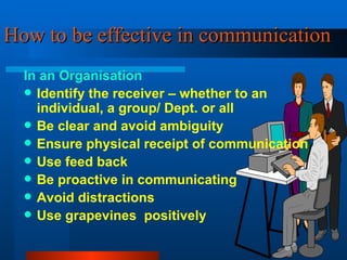 Communication The Rationale V1 | PPT