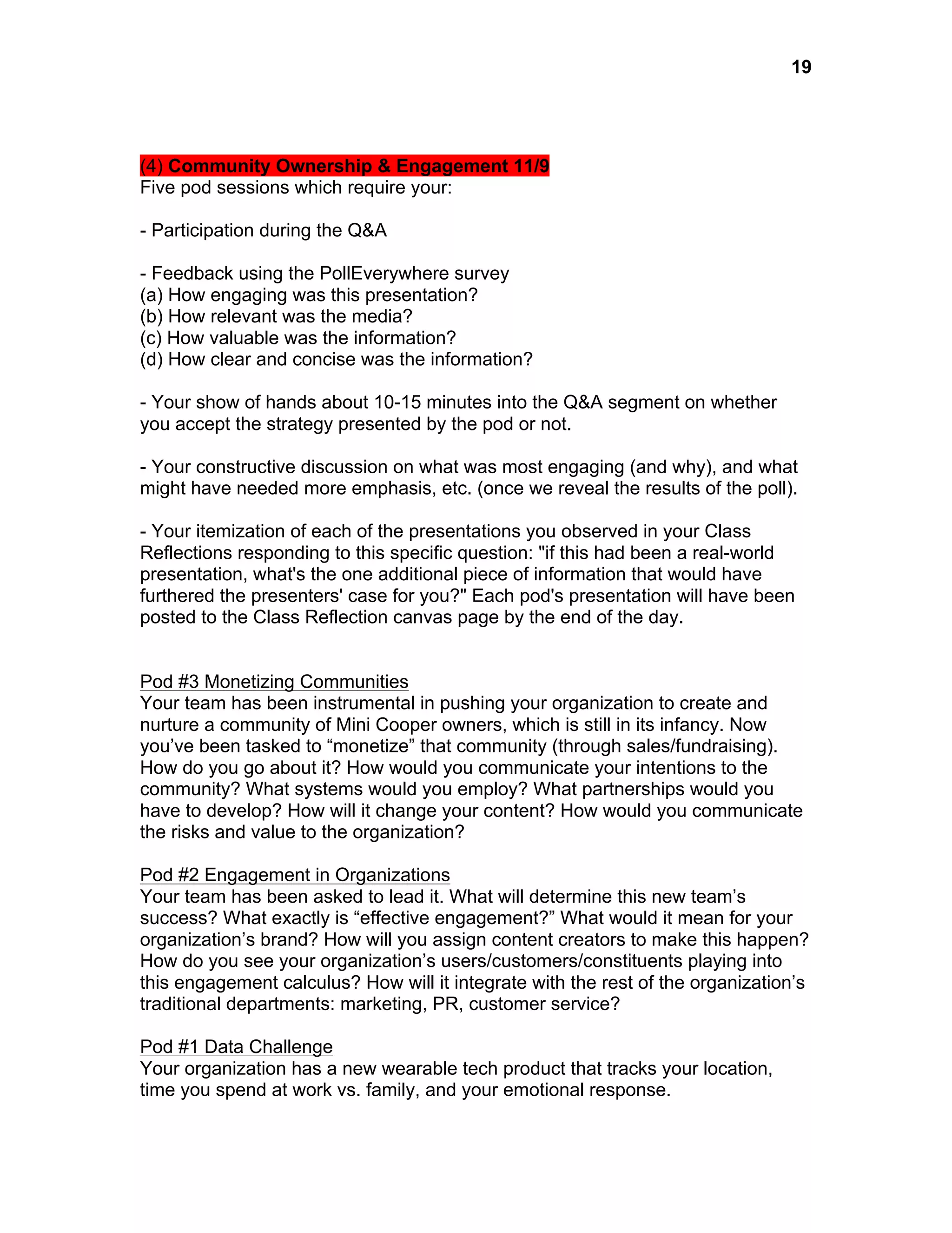 Communication through Digital Media & Networks syllabus | PDF