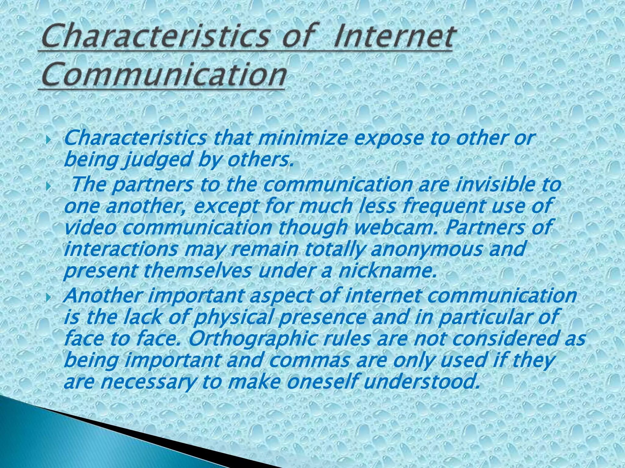 Communication through internet | PPTX