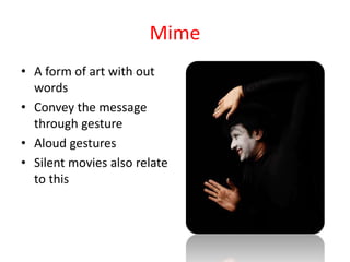 Communication through various arts | PPTX