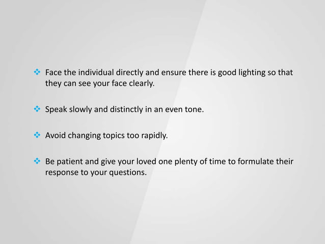 Communication tips and techniques for caregivers | PPTX