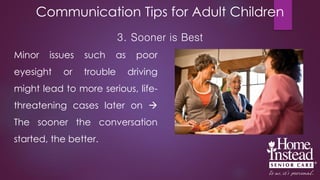 Communication Tips For Adult Children With Ageing Parents | PPT