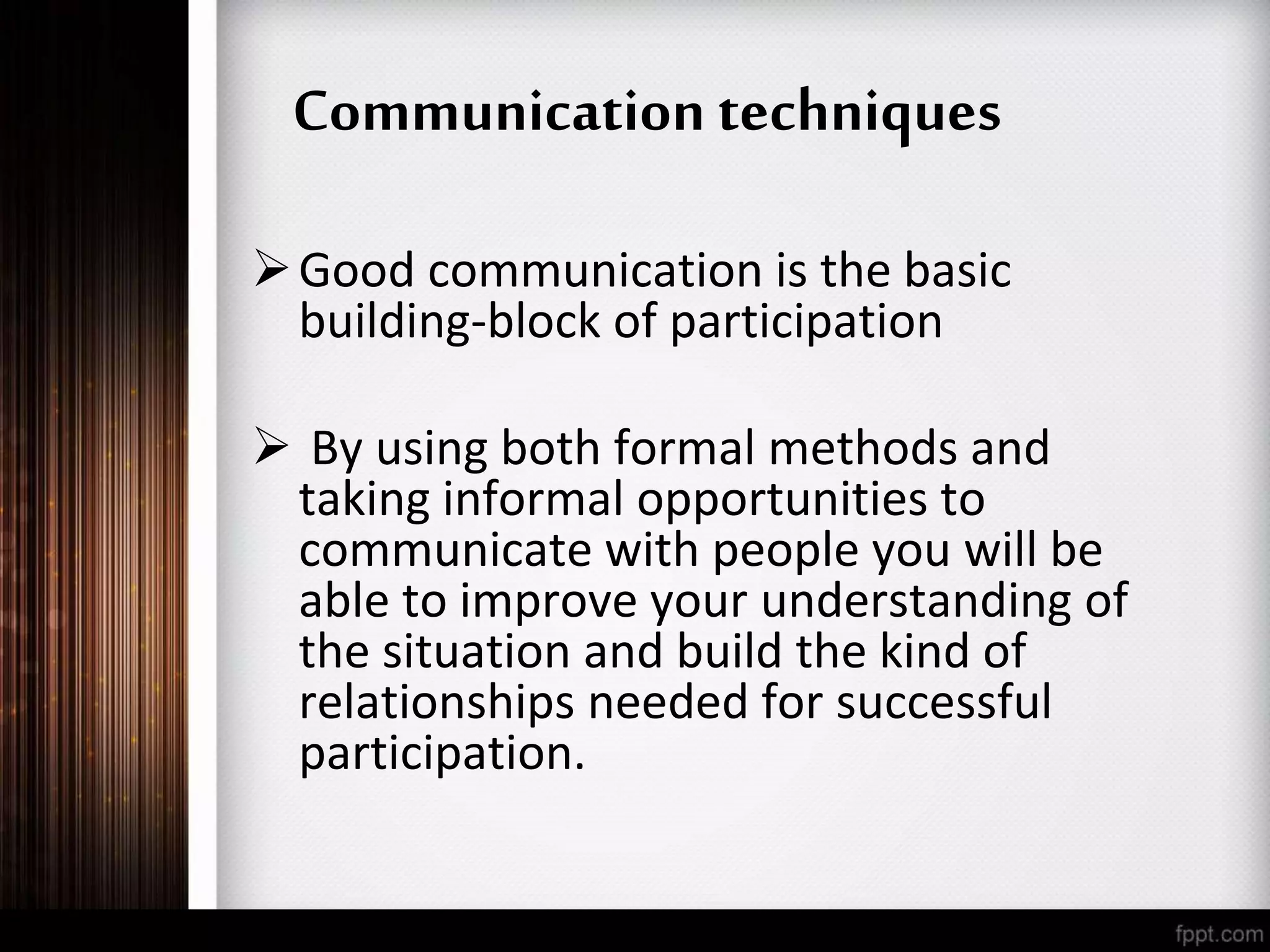 Communication tools & technices | PPTX