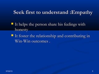 Communication to win | PPT