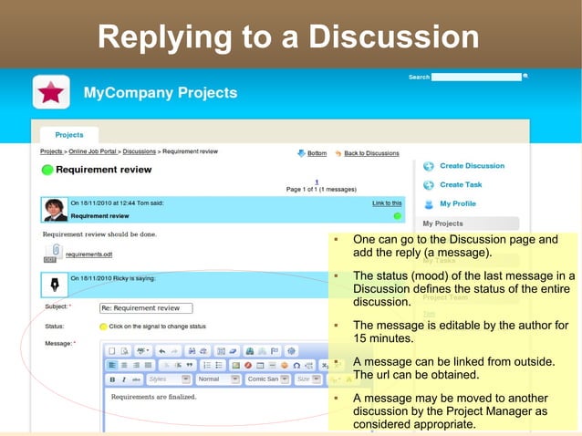 Communication Tracker Screenshots | PPT | Free Download