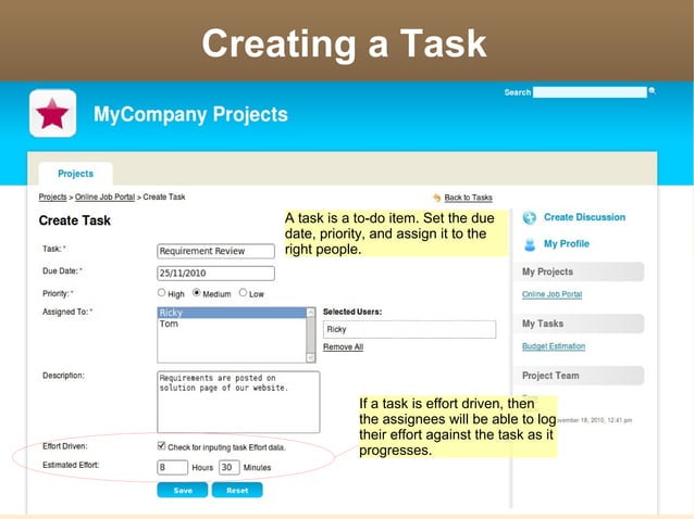 Communication Tracker Screenshots | PPT