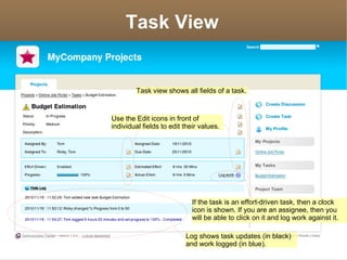 Communication Tracker Screenshots | PPT