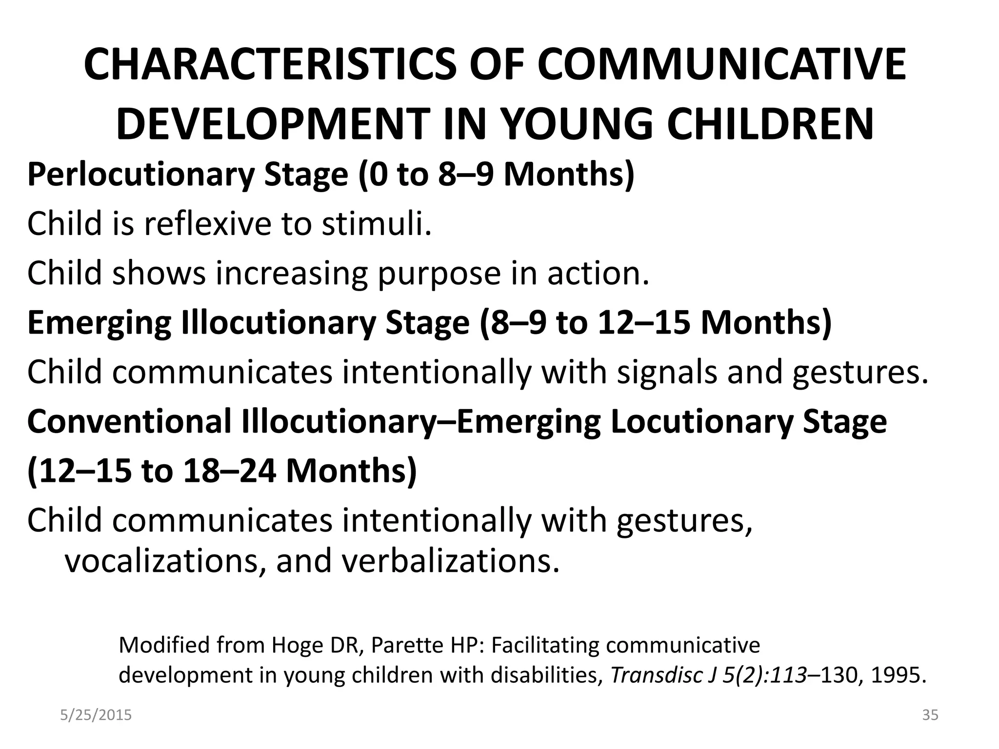 Communication with children & families | PPTX