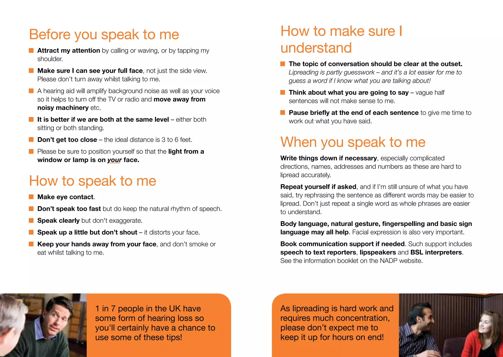 Communication with deaf people | PDF