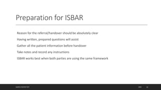 Communication within Teams ISBAR by Dr.Shamshuzoha.M | PPTX