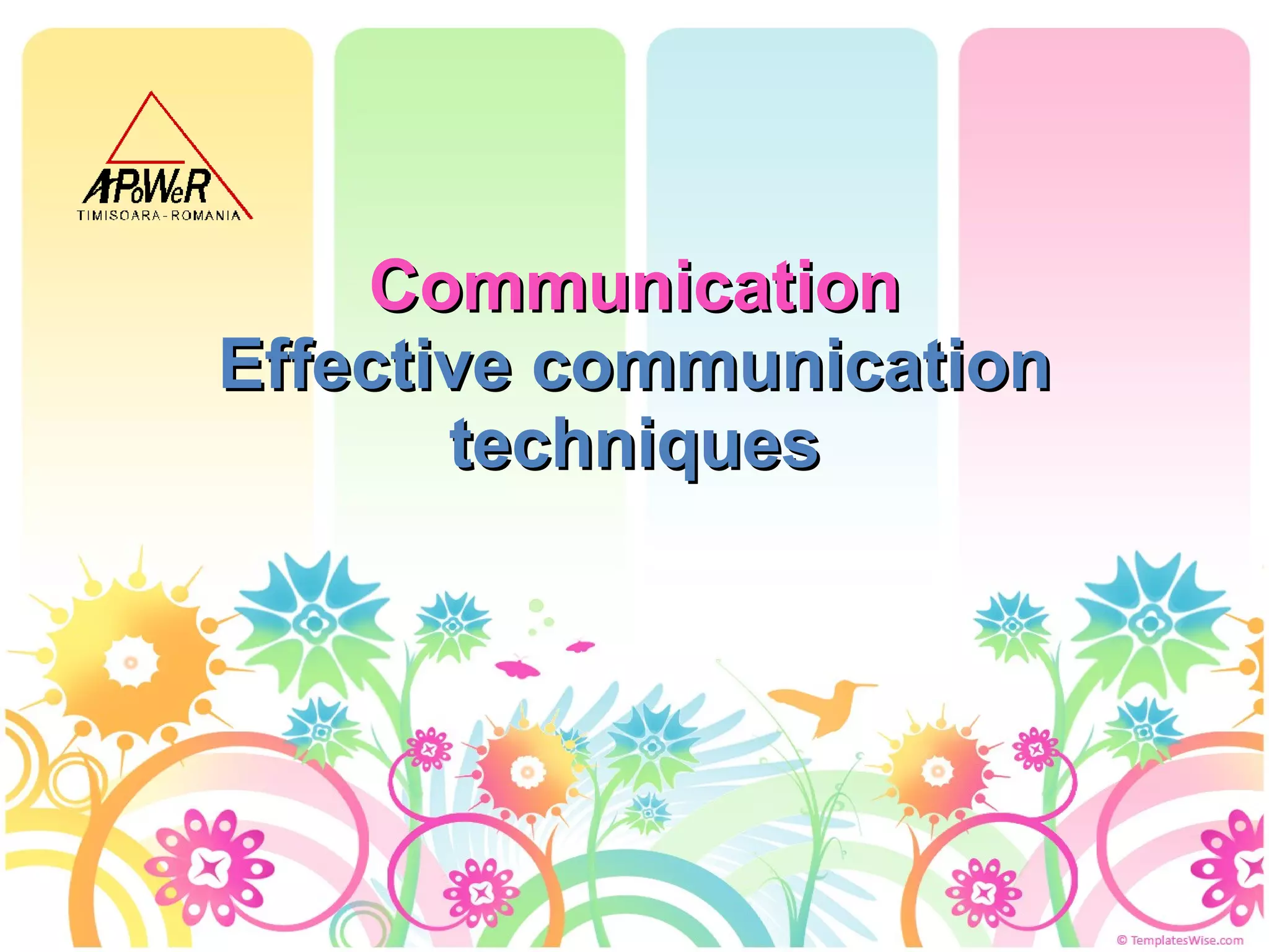 Communication workshop | PPT