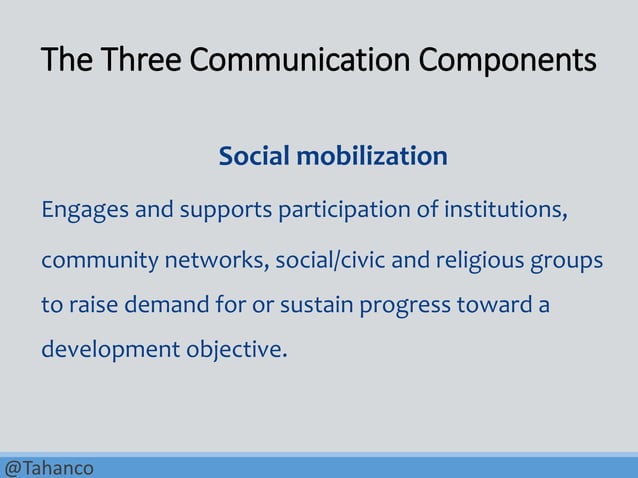 Communication Strategies for NGOs & initiatives - Mohammad Tahhan ...
