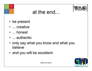 Youth organisation communication and message development | PPT