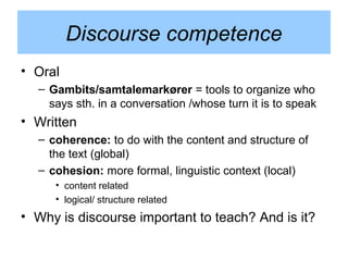 Communicativ competence | PPT