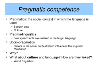 Communicative competence | PPT