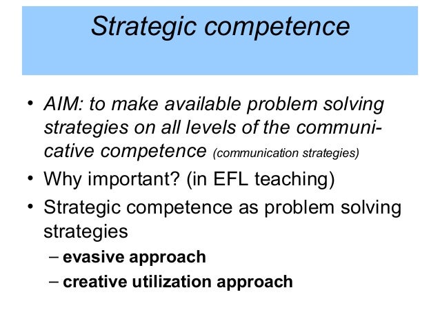 Communicative competence