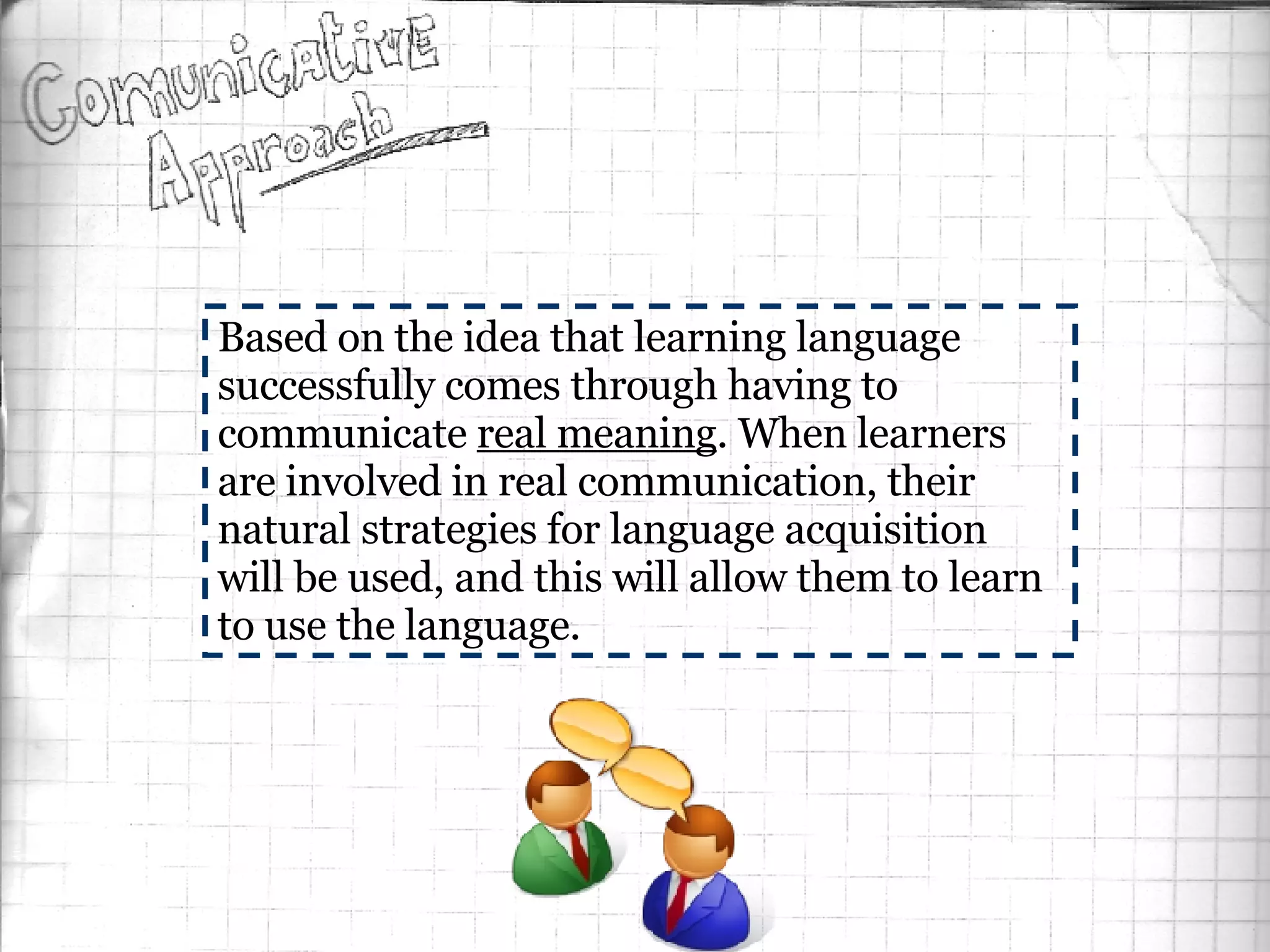 Communicative Approach | PPT